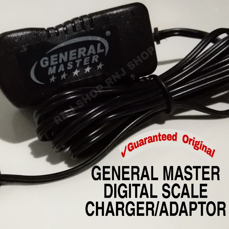 popular CHARGER/ADAPTOR DIGITAL SCALE CHARGER GENERAL MASTER | Lazada PH