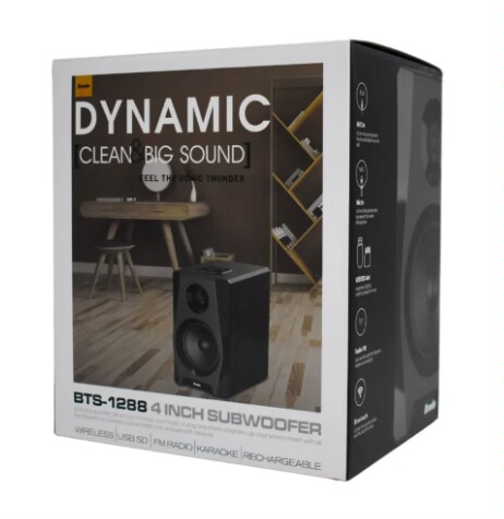 BTS-1288 SUBWOOFER BLUETOOTH SPEAKER MADE WITH WOODEN MATERIALS ...