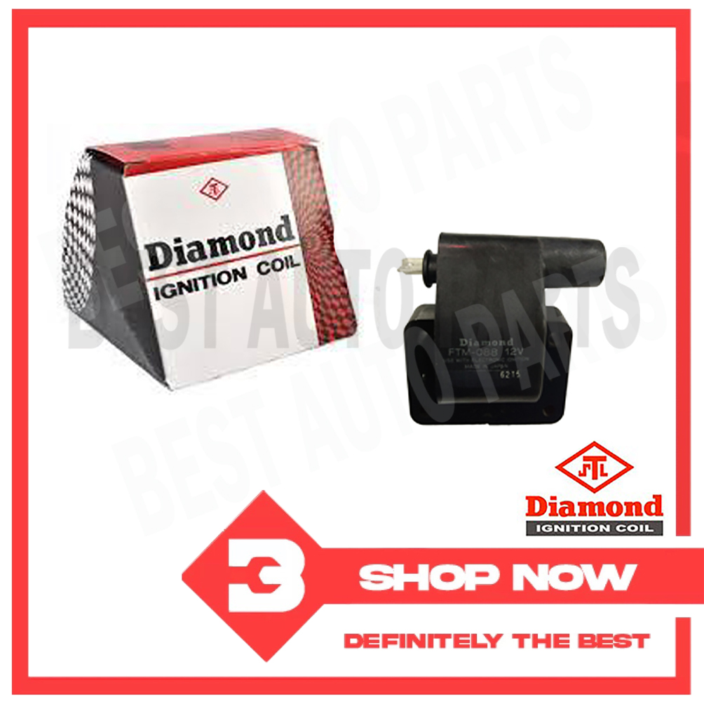 DIAMOND Ignition Coil for Mitsubishi Galant 4G63 1990-93 Made in Japan ...