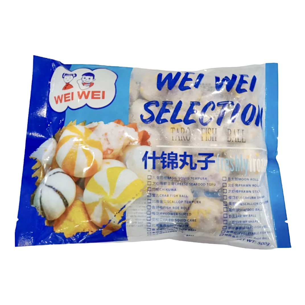 Wei Wei Taro Fish Ball 芋仔蕃薯球 500g HOTPOT SHABU SHABU BALLS | Lazada PH