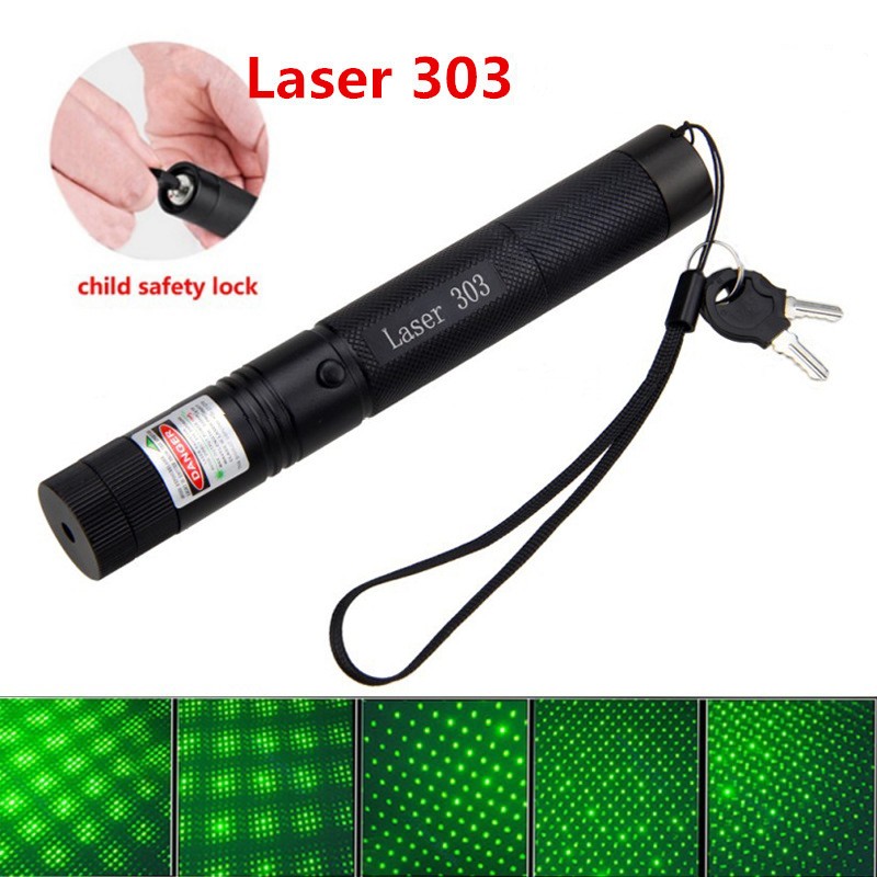 High Power Green Laser Pointer Laser303 Pointer Beam Light Laser Sight ...