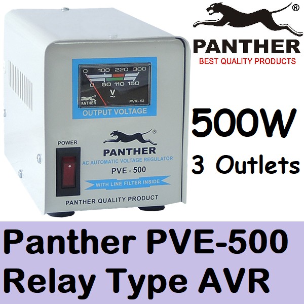【Ready Stock】 Panther AVR 500W Relay Type Automatic Voltage Regulator ...
