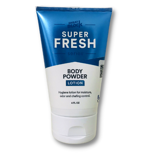 SweatBlock Super Fresh Body Powder Lotion For Men and Women, 4 fl.oz ...
