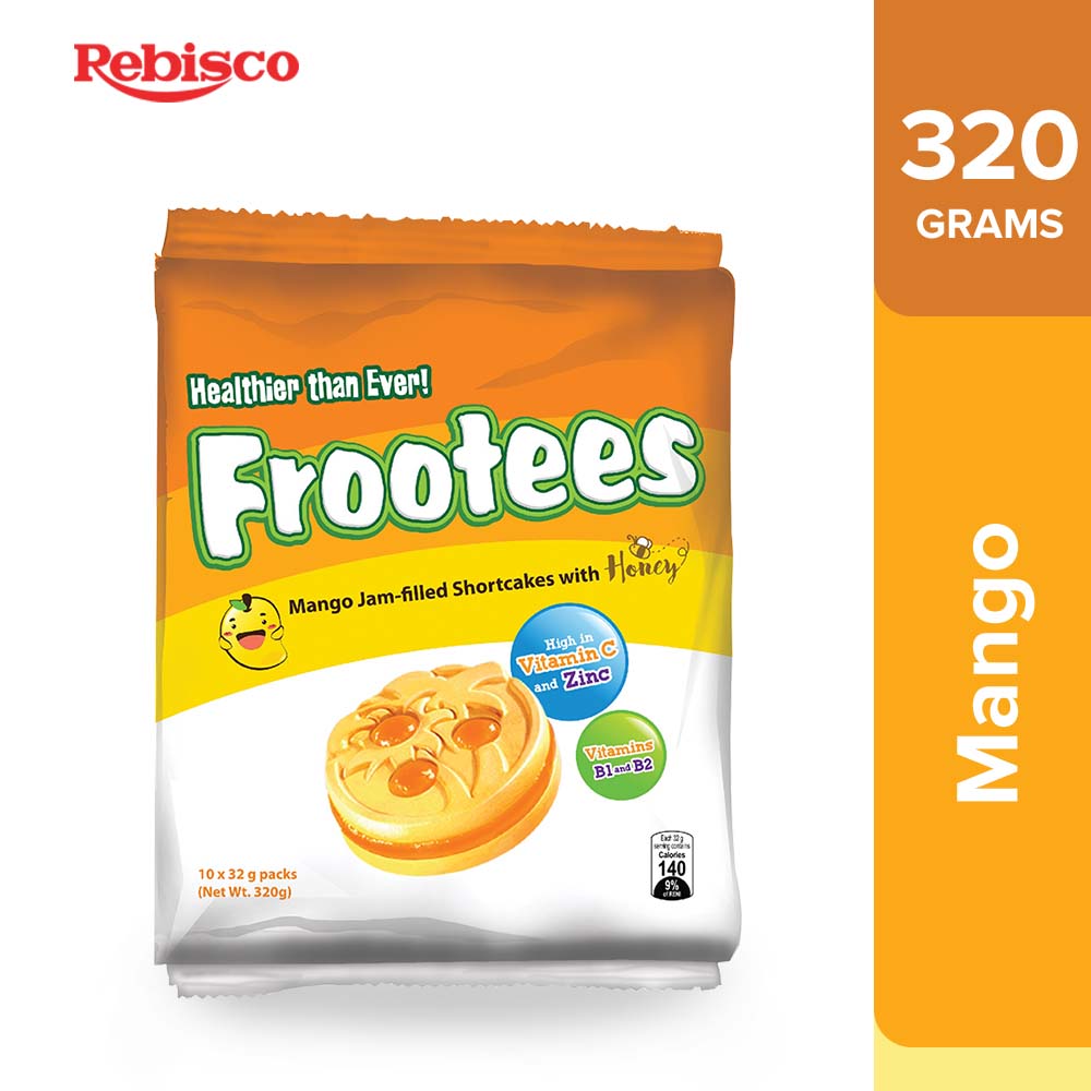 Frootees Mango Cookie Sandwich 32G X 10Pcs | Lazada PH