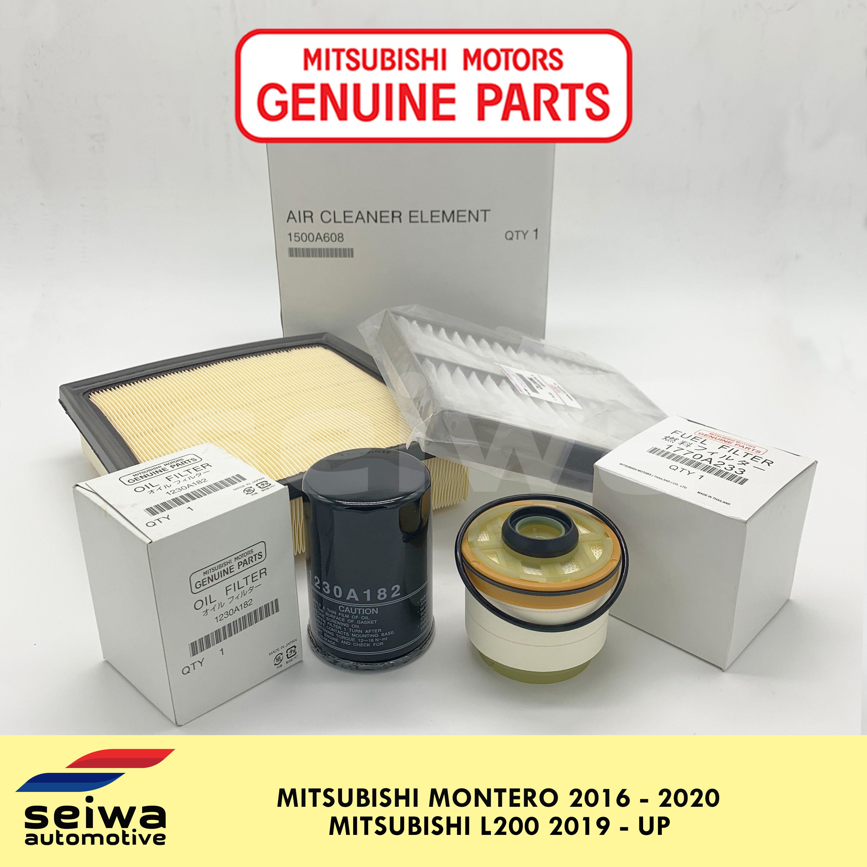 [2016 - 2020] Mitsubishi Montero PMS Filter Kit - [2019 - UP ...