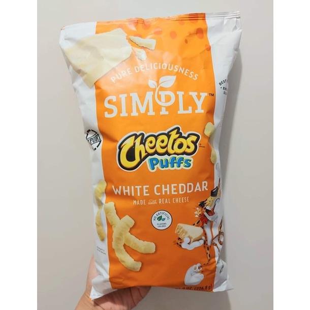 Cheetos Simply Puffs White Cheddar Cheese Flavored Snacks 226.8g | Lazada PH