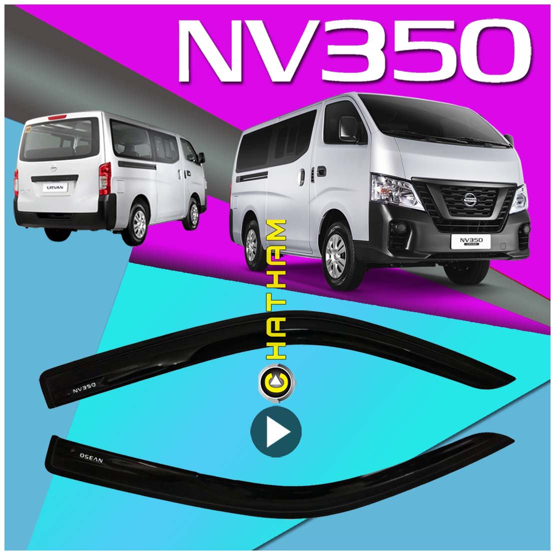 Nissan Urvan NV350 ( Rain Guard Window Visor ) - | Lazada PH