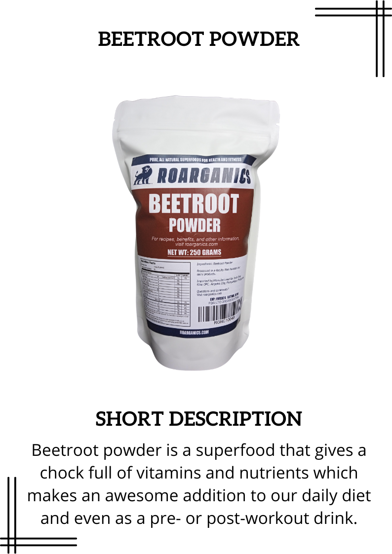 Beetroot Powder 50g by Roarganics | Lazada PH