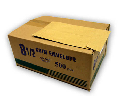 COIN ENVELOPE # 8.5 OFFICEMAX KRAFT 500PCS 100PCS 25PCS | Lazada PH