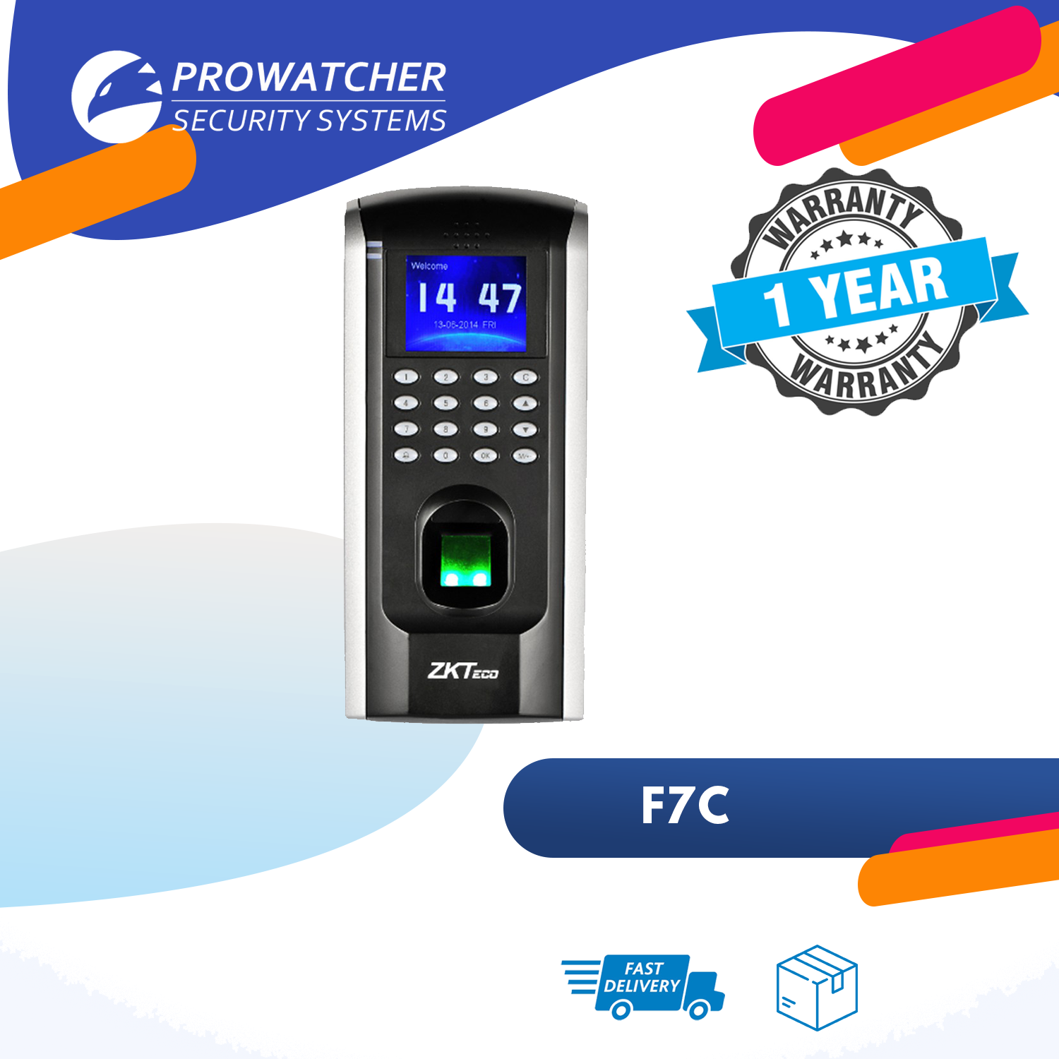 ZKTECO F7C- ACCESS CONTROL BIOMETRIC | Lazada PH