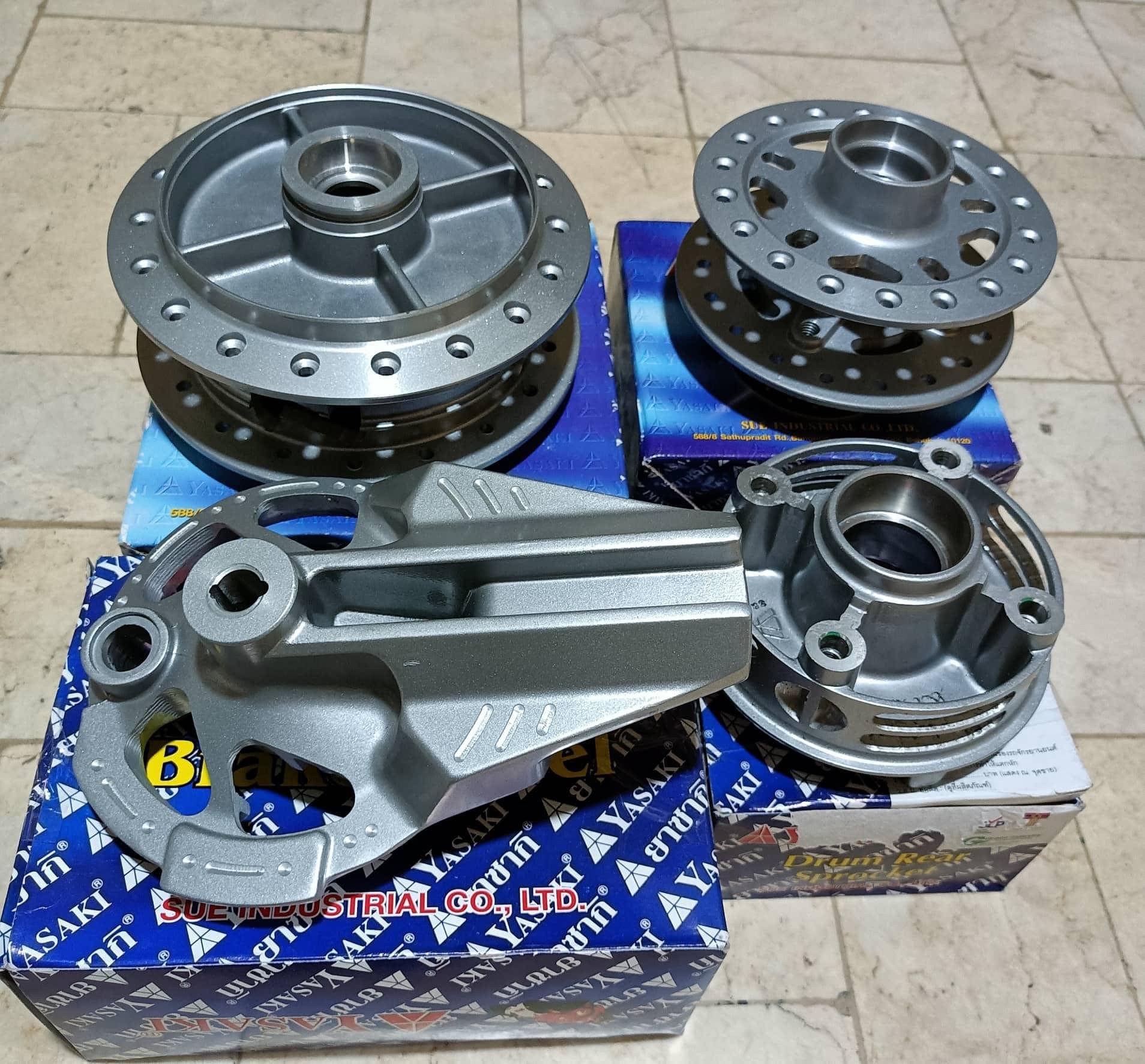 YASAKI LIGHTEN HUB SET FOR WAVE 125I & WAVE 125S (FREE SHOP STICKER ...