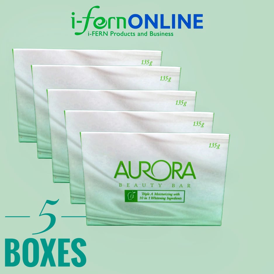 IFERN Aurora Soap 135g [ 5 Boxes ] - GodsFavorBoutique | Lazada PH