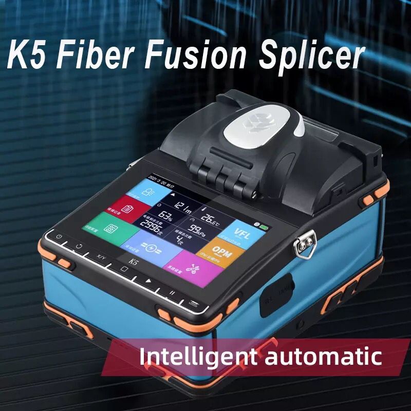 Multi-language 6 motors K5 Optical Fiber Fusion Splicer K5 Mini Splicer ...