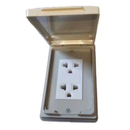 Duplex Universal Convenience Outlet with Weatherproof Plate Cover ...