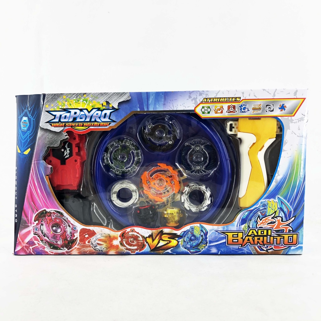☝M8 Beyblade high speed rotation with stage and launcher TopGyro ...
