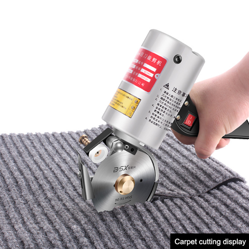 Electric Round knife Clothing Cutting Machine 220V Portable Handheld ...