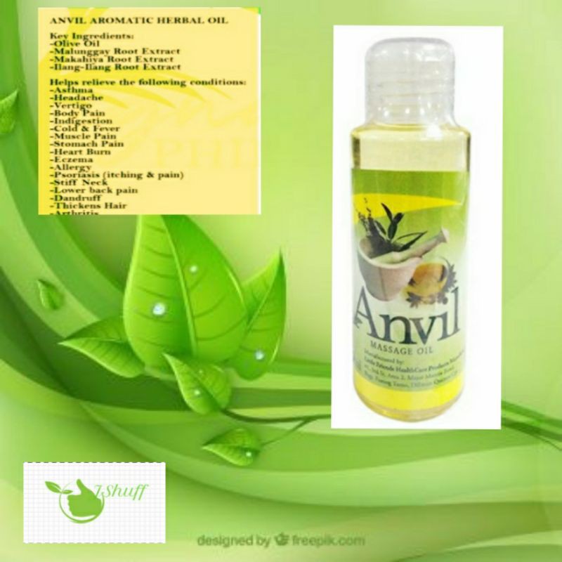 Anvil Aromatic Herbal Massage Oil 60ml | Lazada PH