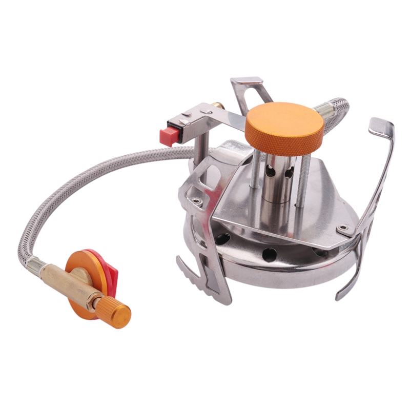 Outdoor Double Ring Gas Stove Camping Gas Burner Folding Electronic ...