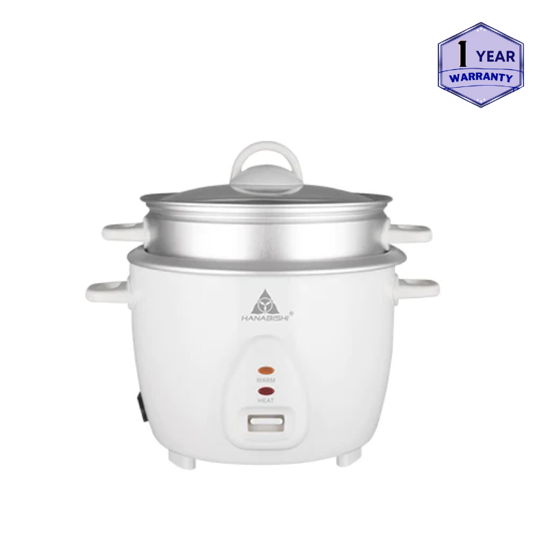 Hanabishi HHRC-WHT Aesthetic Rice Cooker White Series | Lazada PH