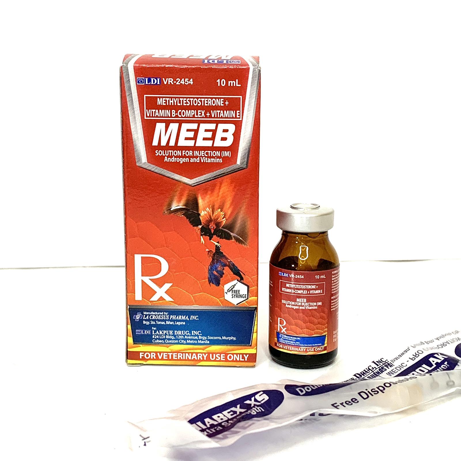 [FCR AGRIVET] Meeb 10ml – MethylTestosterone + B Complex And Vitamin E ...