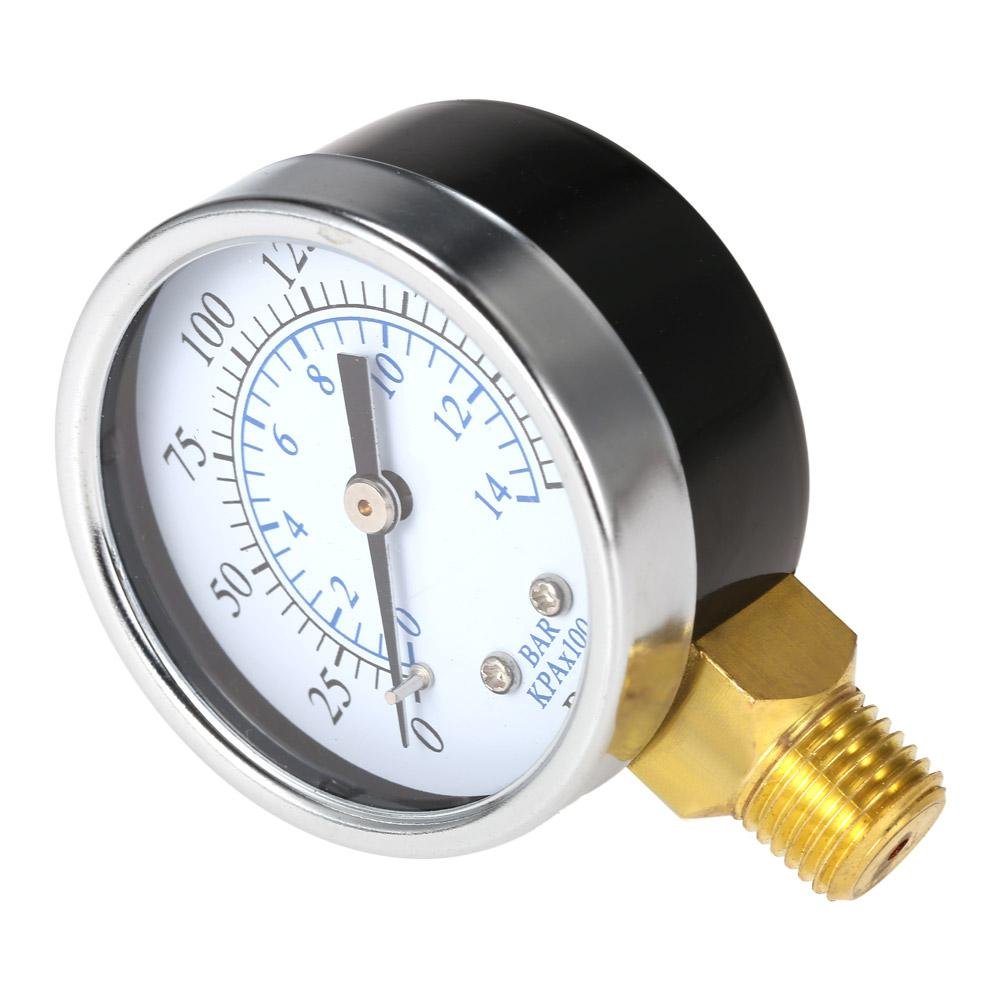 50mm 0~200psi 0~14bar Pool Filter Water Pressure Dial Hydraulic Pressure Gauge Meter Manometer 1 ...