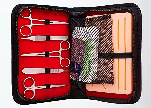 Reeopee Medical silicone suture pad set, surgical skin simulated wound ...