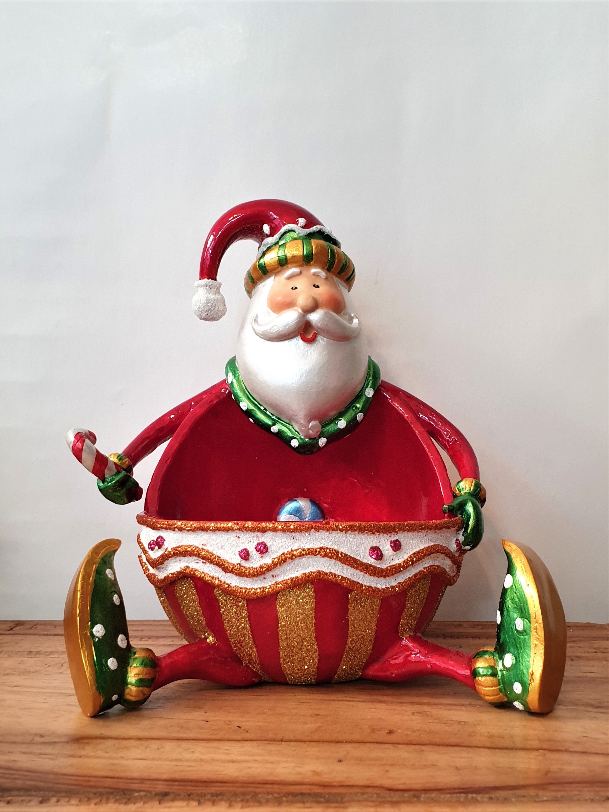 Christmas Decor Medium Santa Candy Bowl Designs A and B | Lazada PH