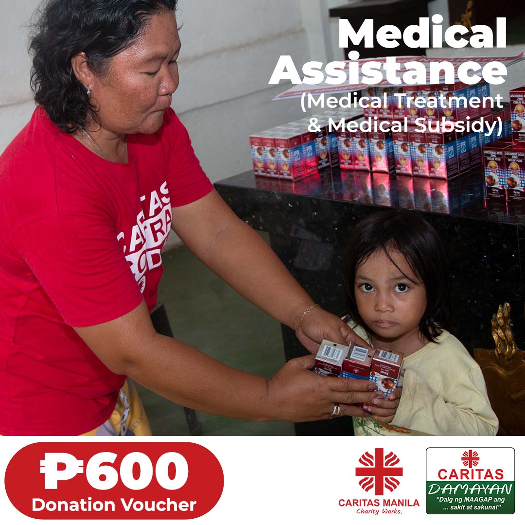Caritas Manila Donation Voucher - Damayan Nutrition Program Medical ...