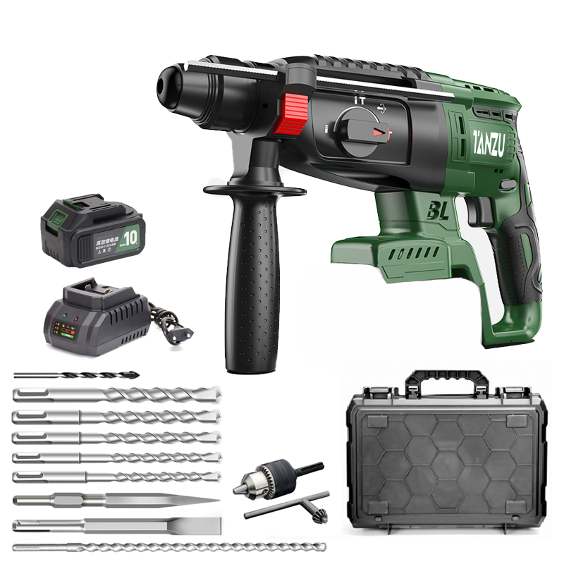 Tanzu MT-21V Brushless Cordless Impact Hammer Drill Rotary Electric ...
