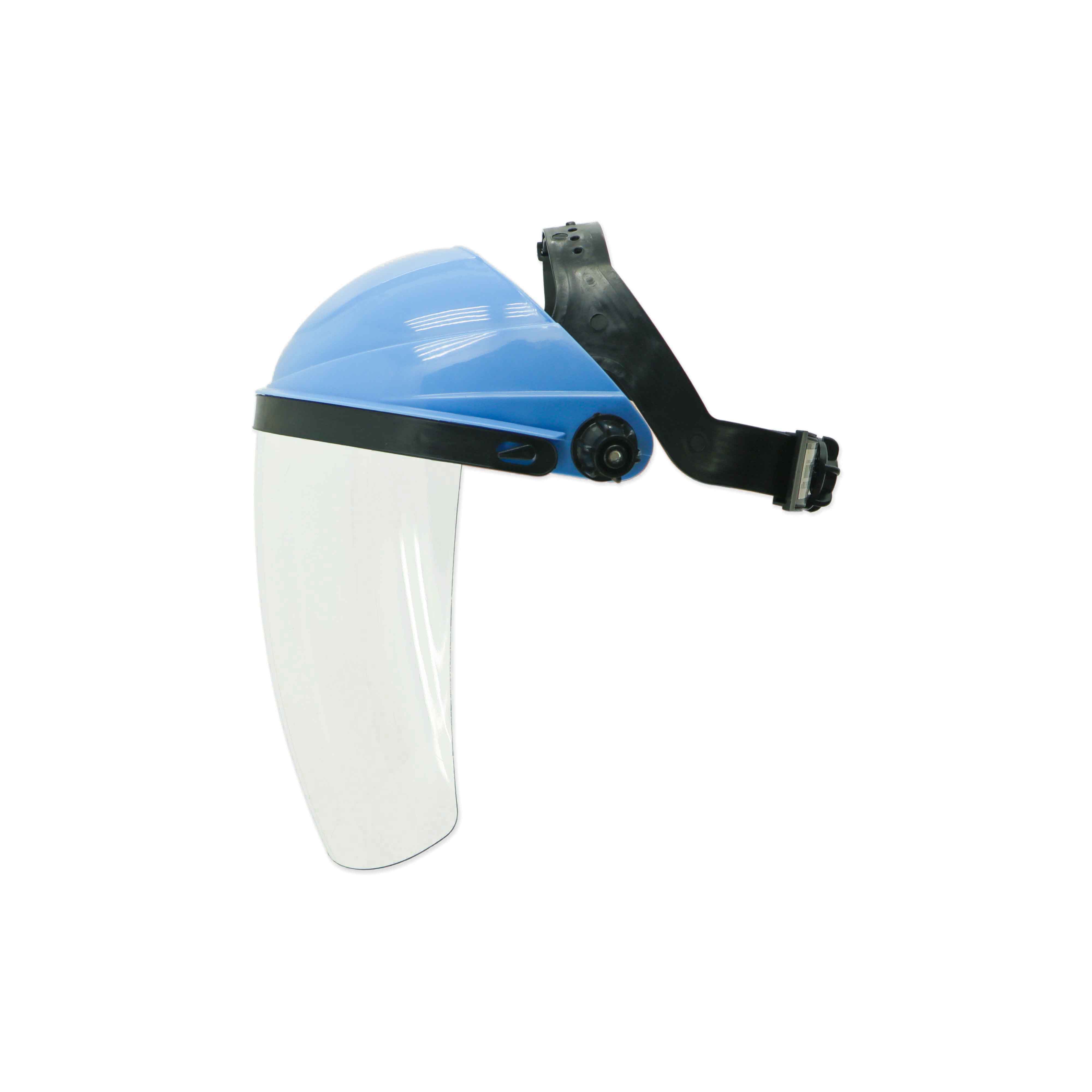 Professional Face Shield, High Density Clear Lens Premium Headgear 010 ...