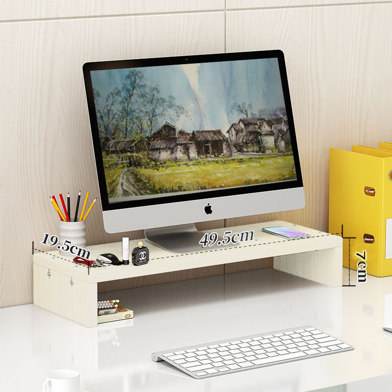 Ready Stock In Manila 3 Color Wooden Computer Monitor Screen Increased ...