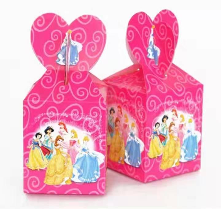 6pcs/pack INS style DSN Princess theme paper jan Candy box Children's ...