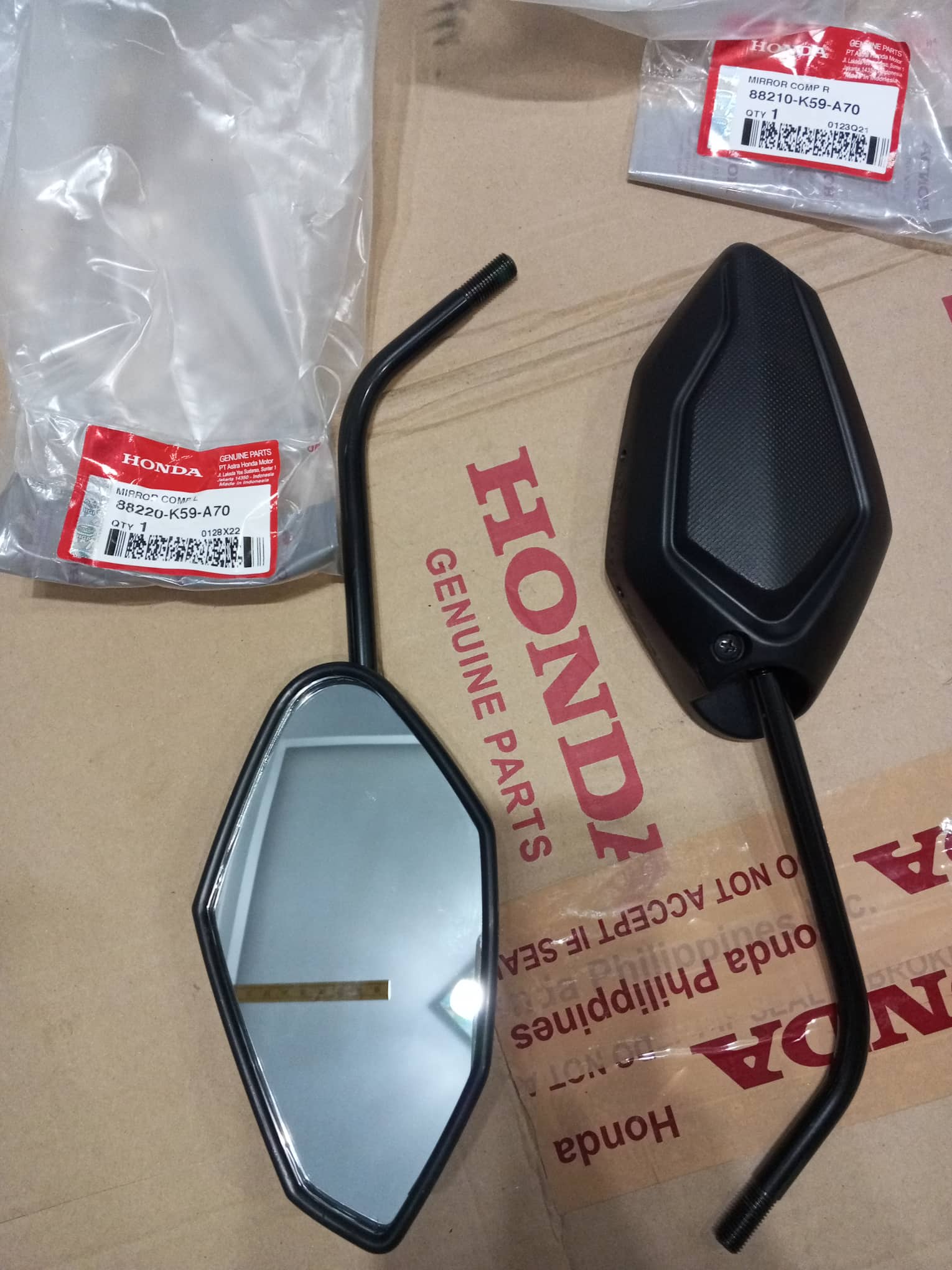 original side mirror honda click 125i/150 88220-k59-a70 | Lazada PH