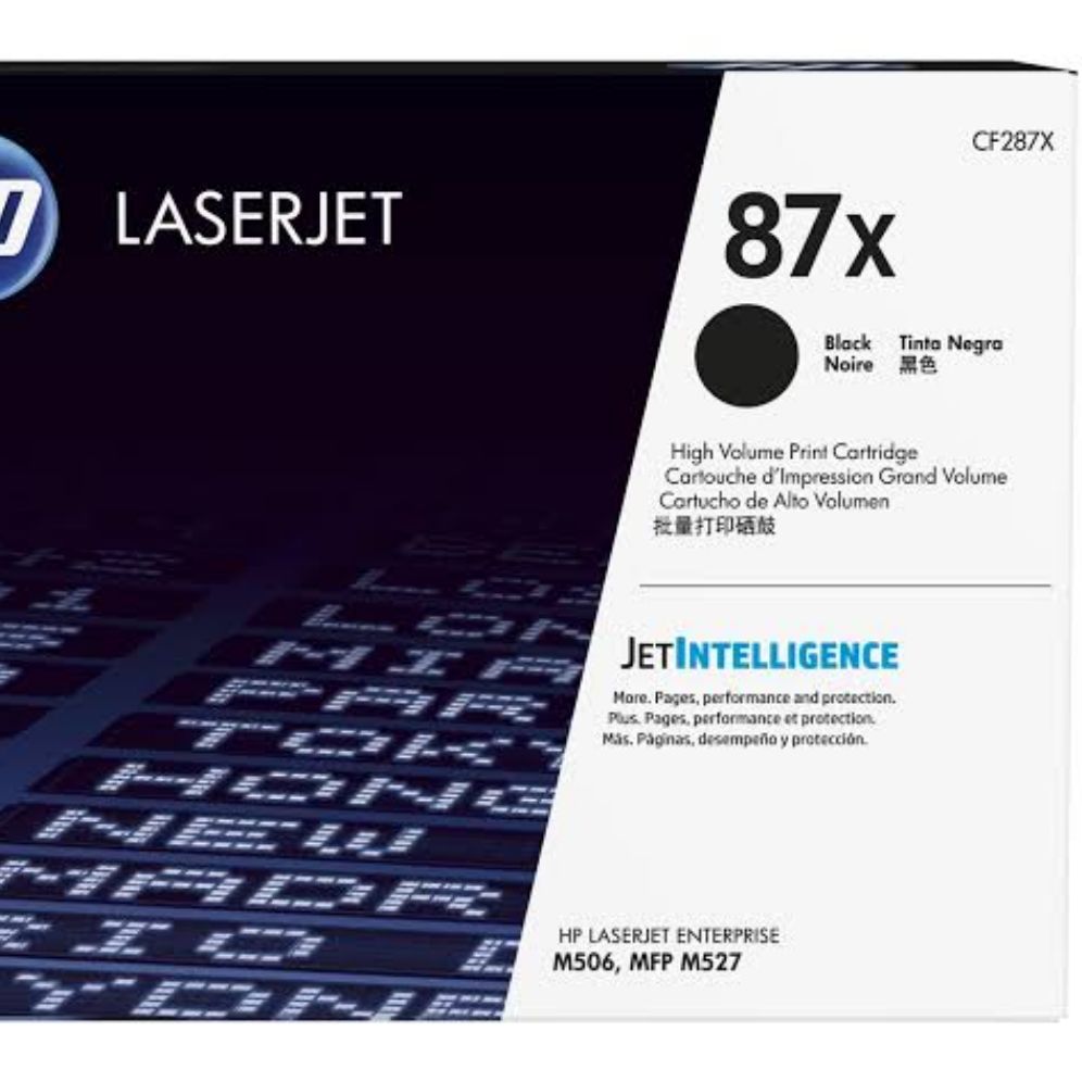 HP 87X High Yield Black Original LaserJet Toner Cartridge, CF287X ...