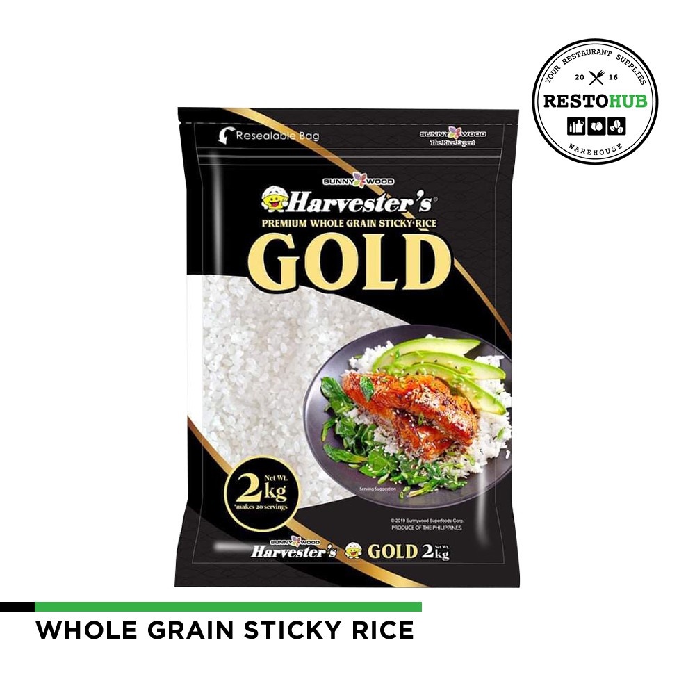 Harvesters Gold Premium Sticky Rice 2kg | Lazada PH