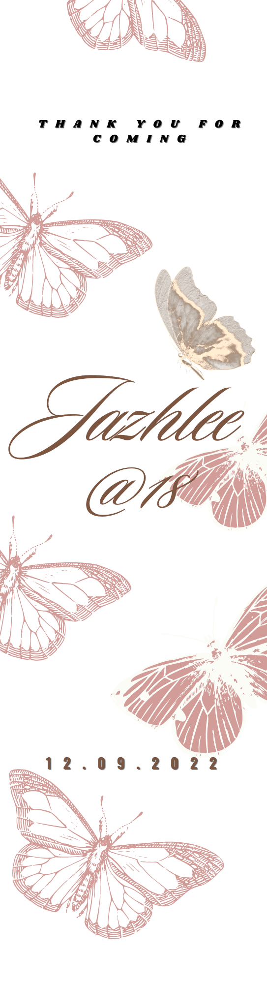 Customized Thank you Card for Souvenir (2x7" Size) | Lazada PH