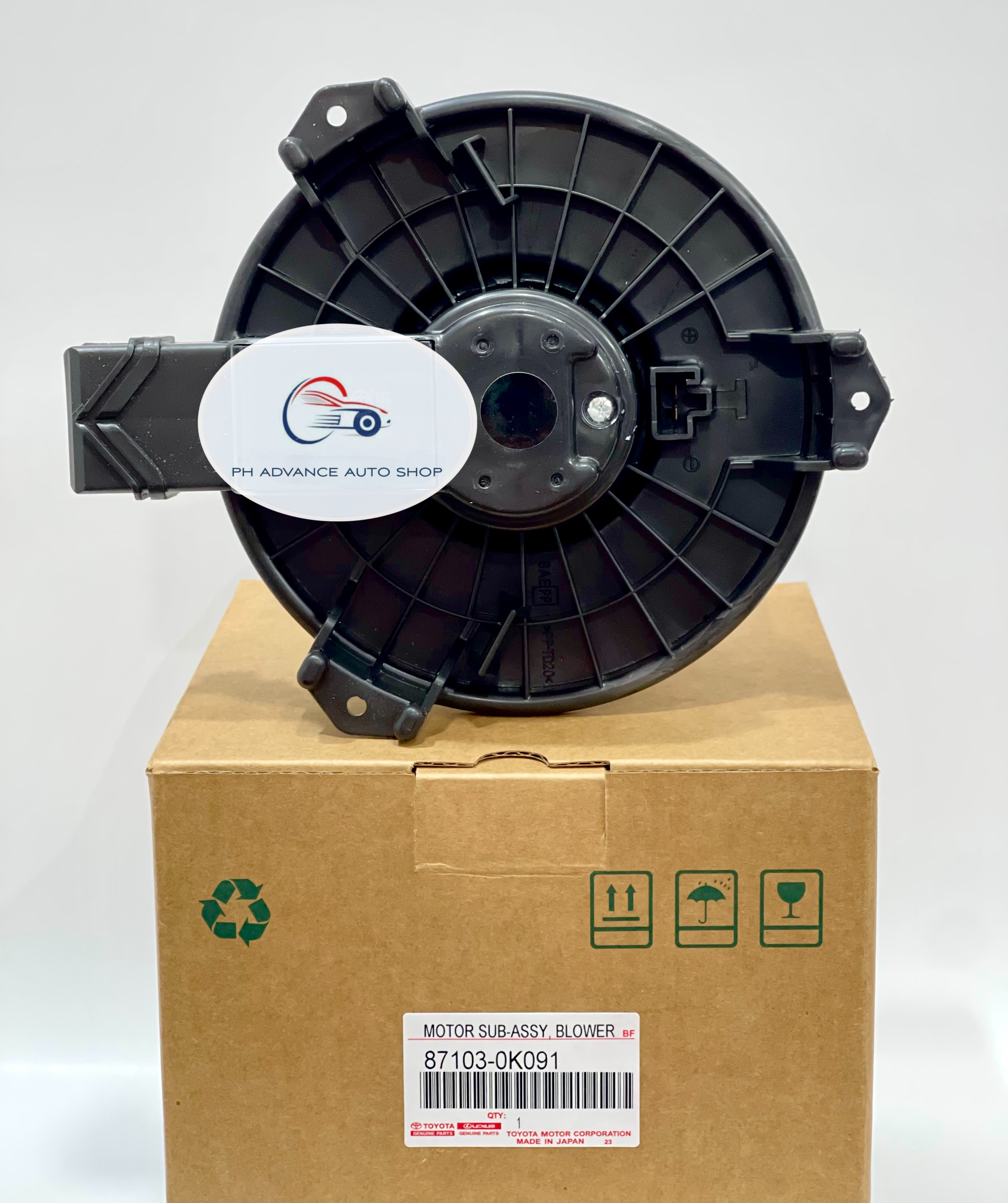 Blower Motor Assembly Toyota Innova / Fortuner / HiLux / Hiace FRONT ...