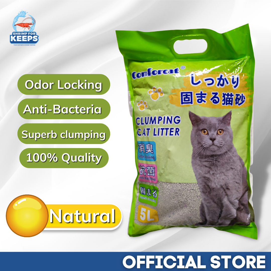 Comforcat Premium Cat Litter Bentonite Sand - Odor Free, Highly clumping, Lesser Dust, Anti ...