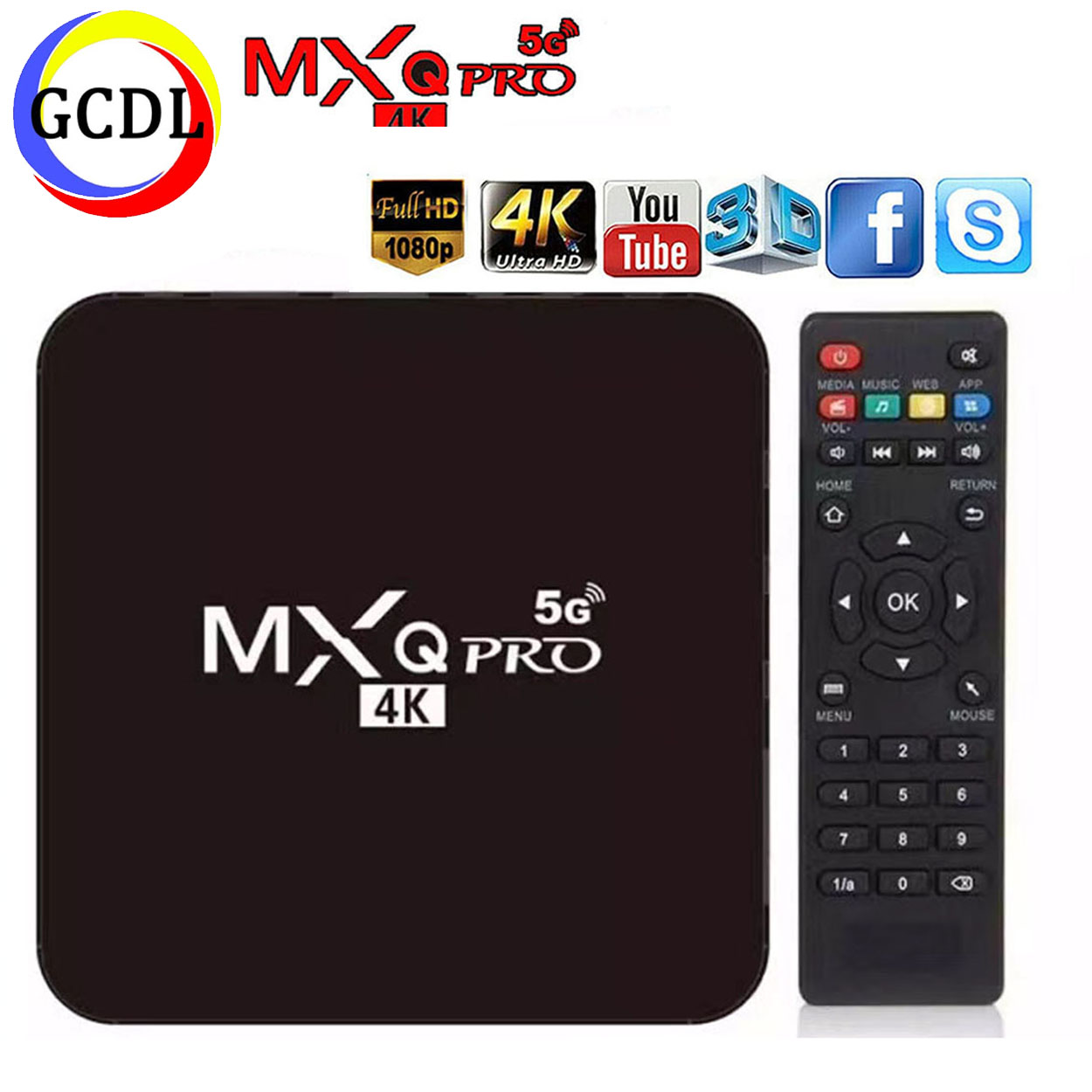 TV Box 4GB 32GB Android 10 H616 2.4G WiFi 6K/4K/1080P Smart Android box ...