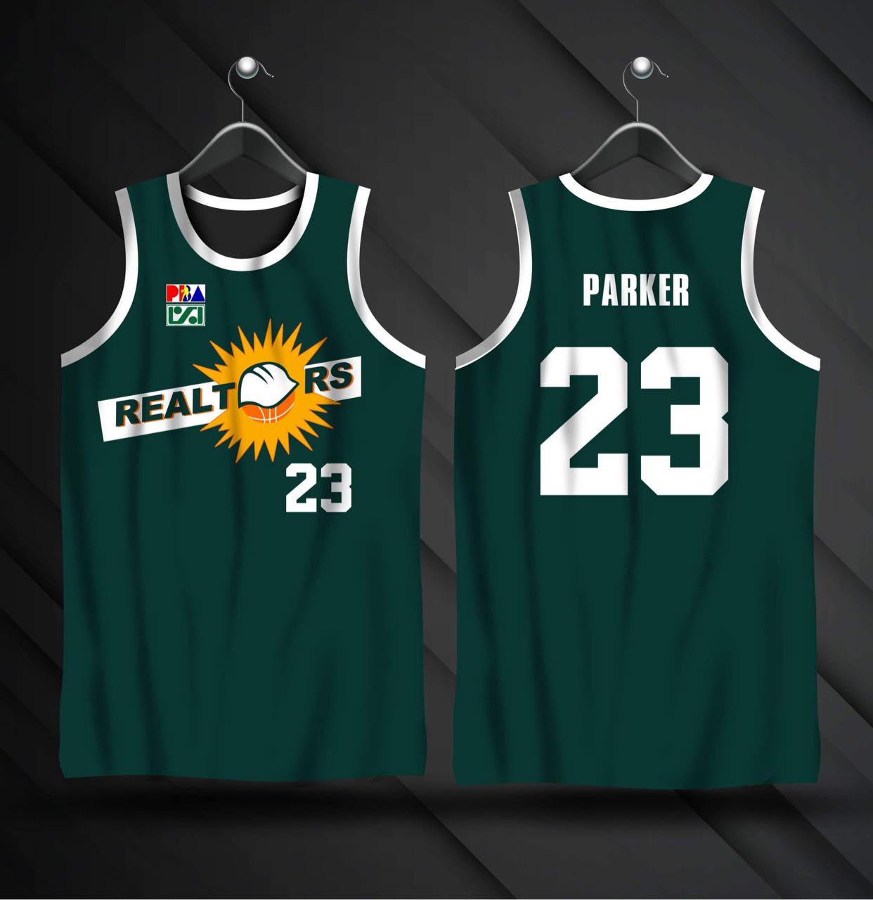 PBA RETRO JERSEY | STA. LUCIA REALTORS PARKER #23 JERSEY | FULL ...