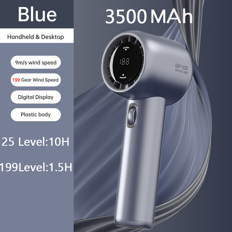 Mini Fan Rechargeable Turbo Jet Fan High Speed Fan Brushless motor 0 ...