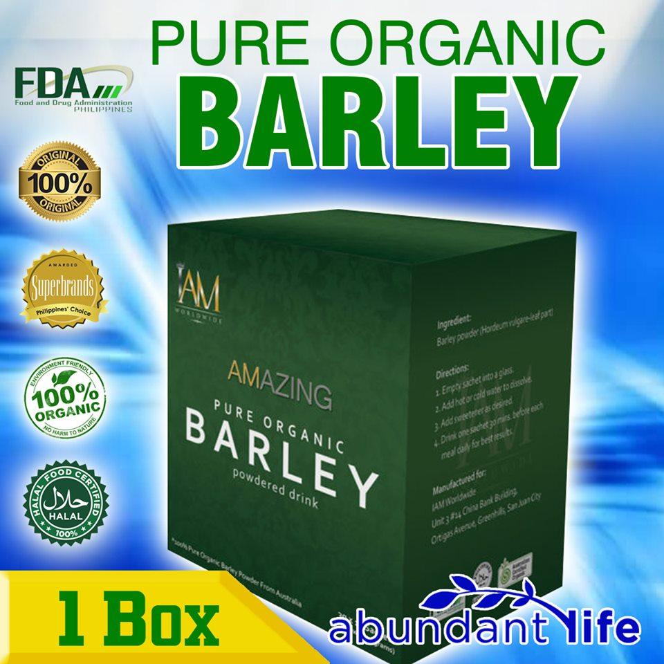 1 Box Amazing Pure Organic barley Powder Drink Mix 10schet per Box ...