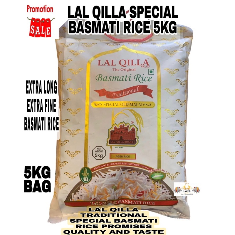 Lal Qilla Traditional Special Basmati Rice Special 5KG Bag | Lazada PH