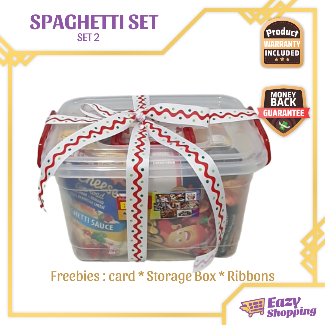 BUY 3 GET 1 FREE package Christmas basket set 2 spaghetti set Noche ...