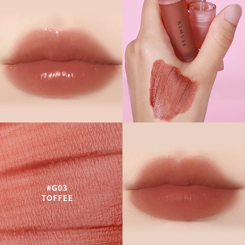 KIMUSE Water Tint Lip Glaze 13 Colors Waterproof Long Lasting Matte ...