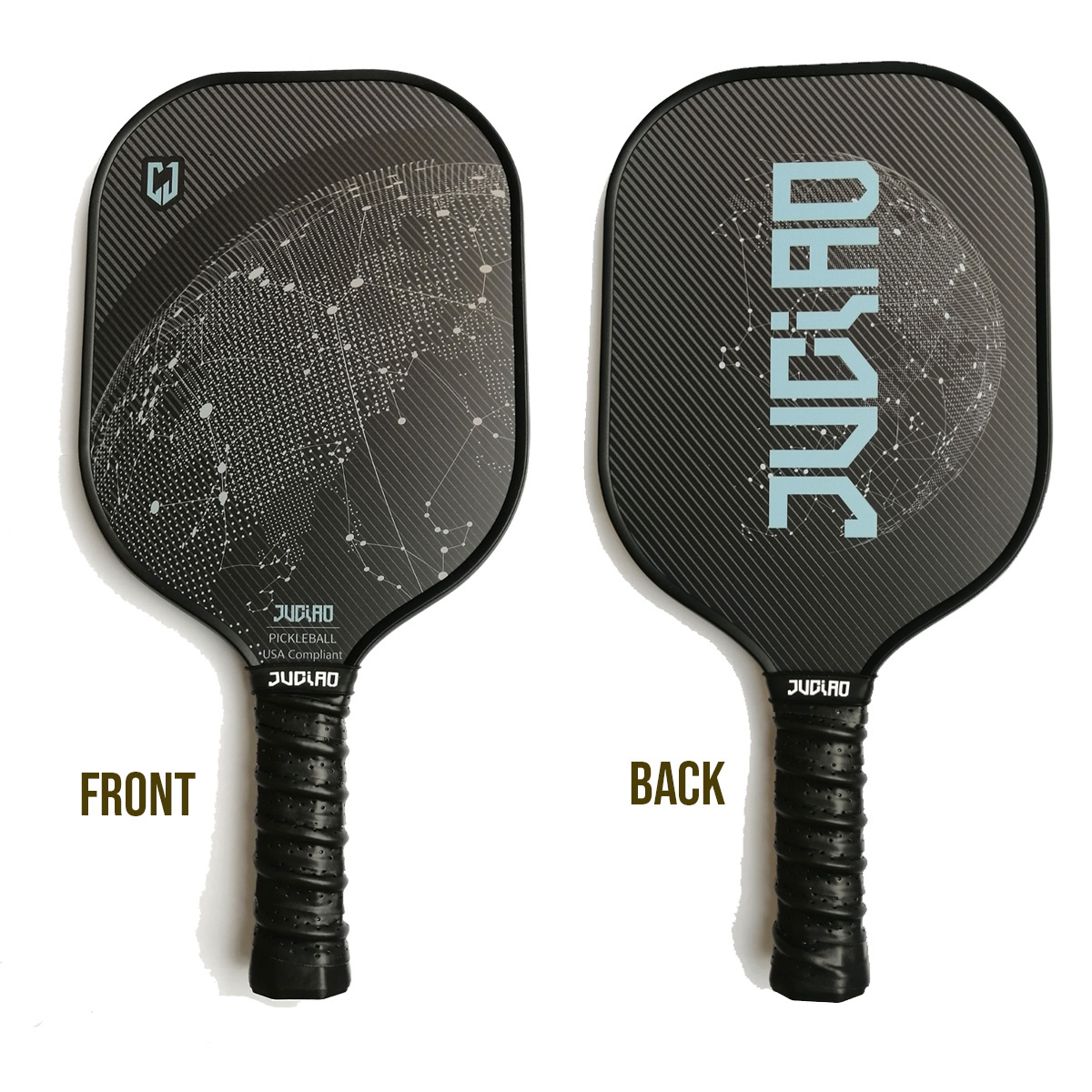 Pickleball Carbon Graphite Paddle Pure Carbon Fiber Paddle Honeycomb ...