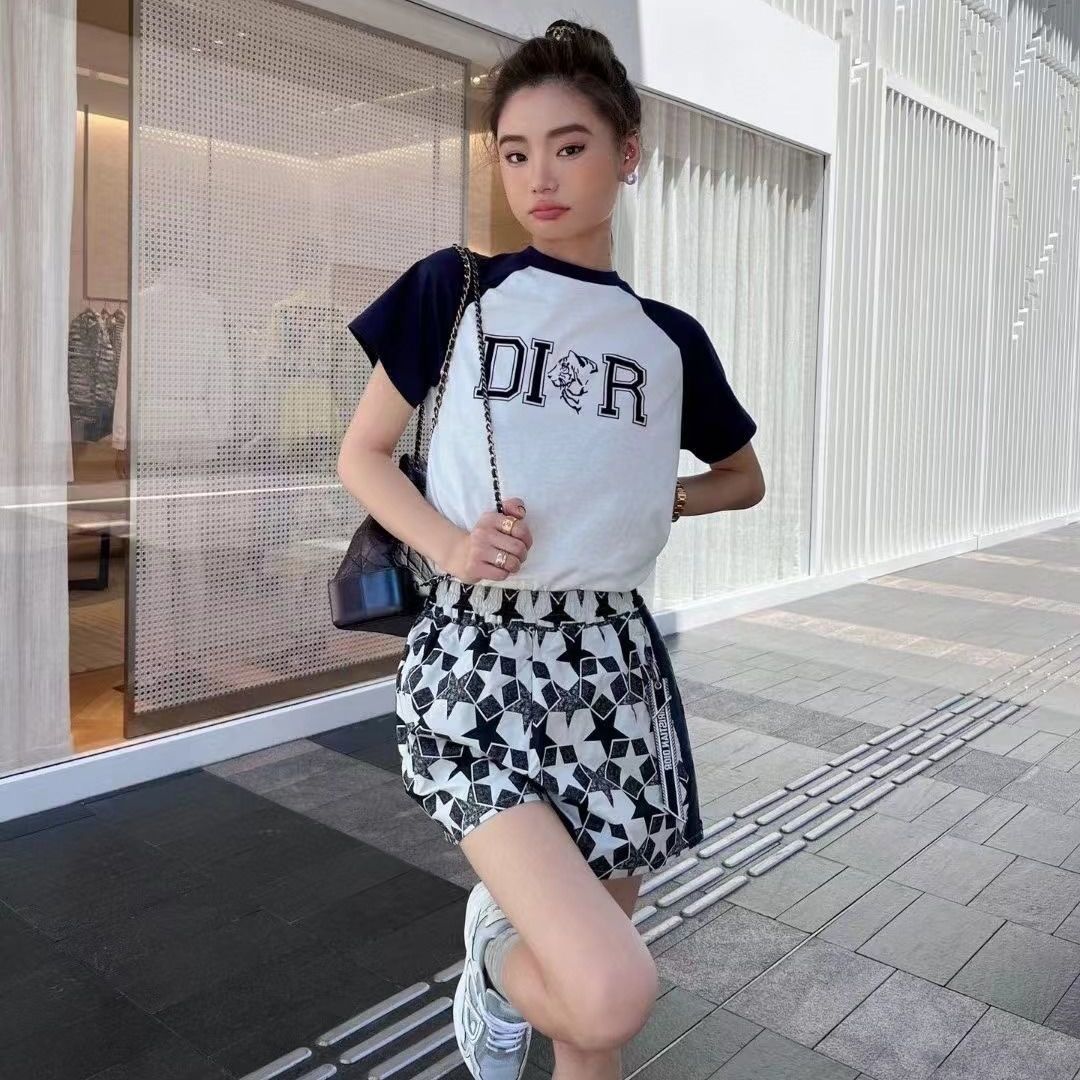 【READY STOCK】DR Preppy Chest Letter Tiger Short Sleeve T-Shirt ...