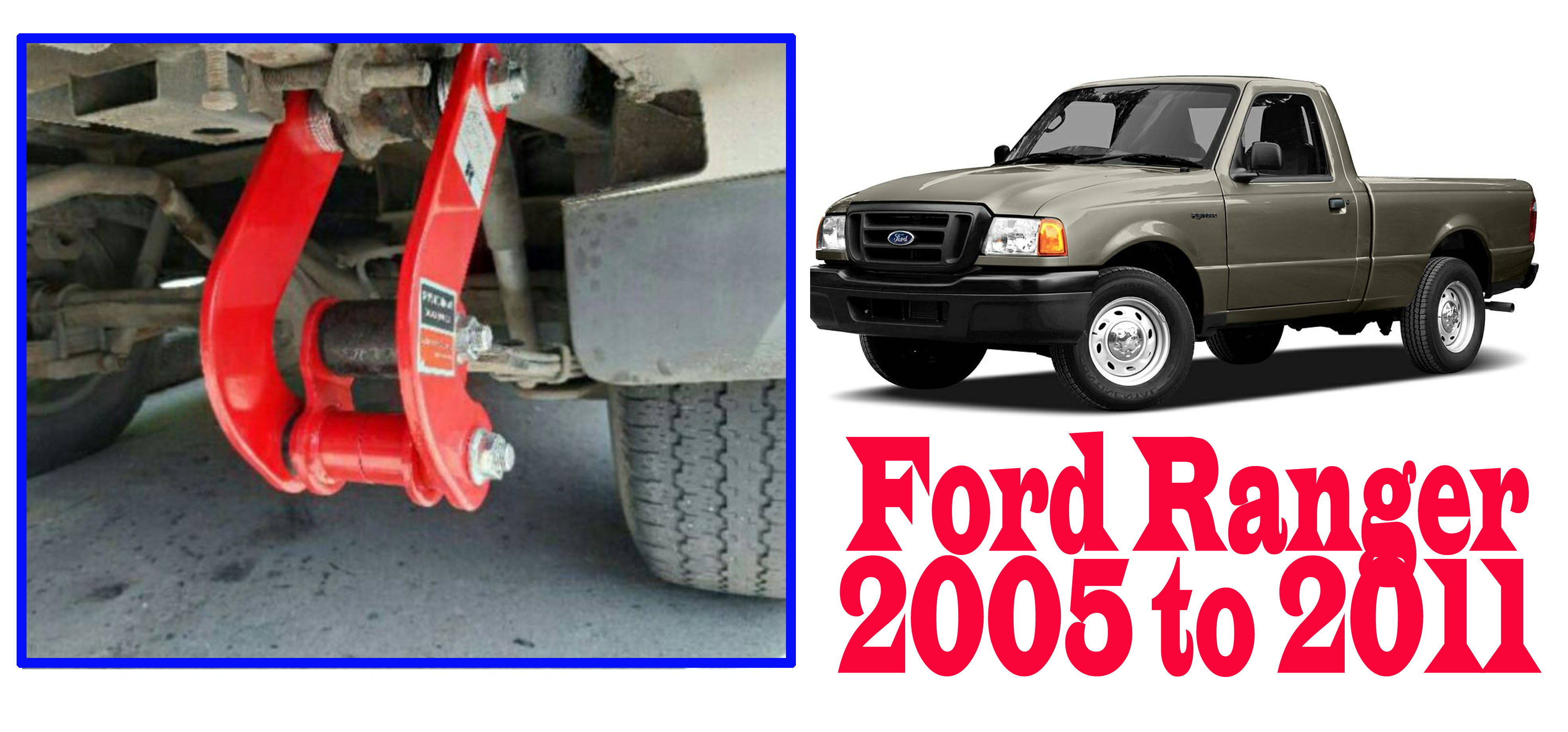 Comfort Lift / Shackles for Ford Ranger 2005 to 2011 (3 inches) | Lazada PH