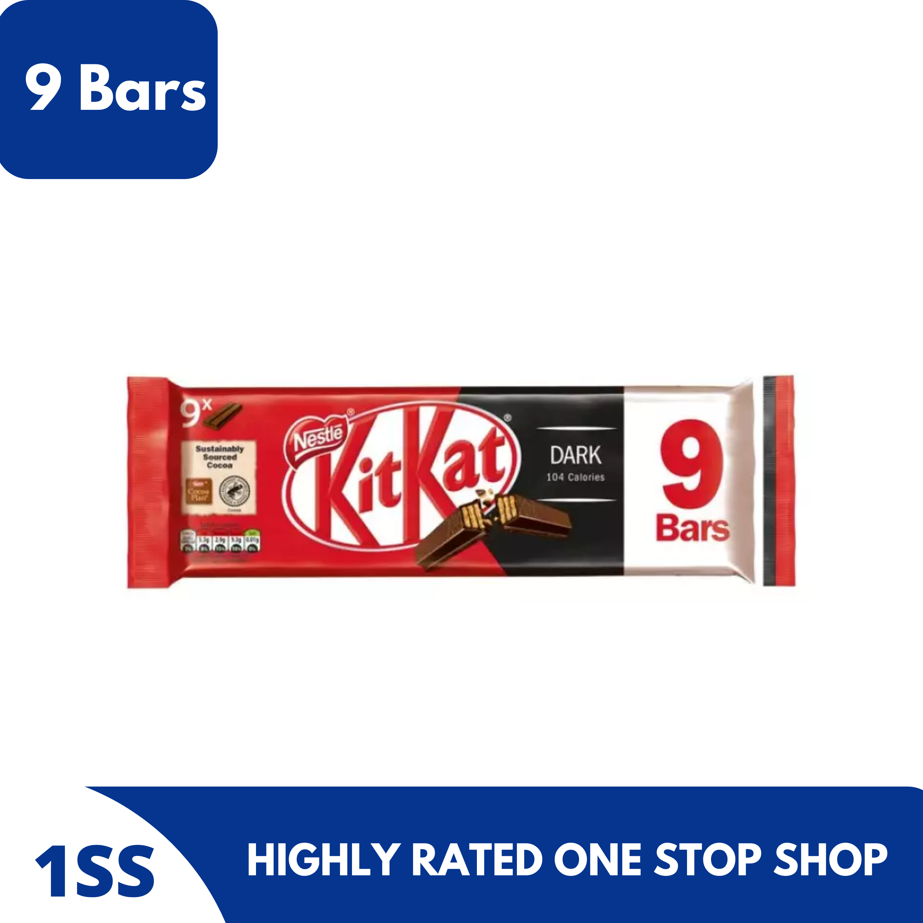 KitKat Dark Chocolate, 9 Bars | Lazada PH