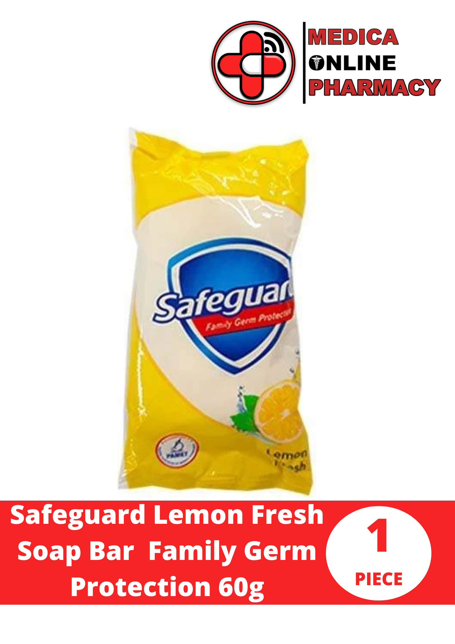 Safeguard Lemon Fresh Soap Bar Family Germ Protection 60g | Lazada PH